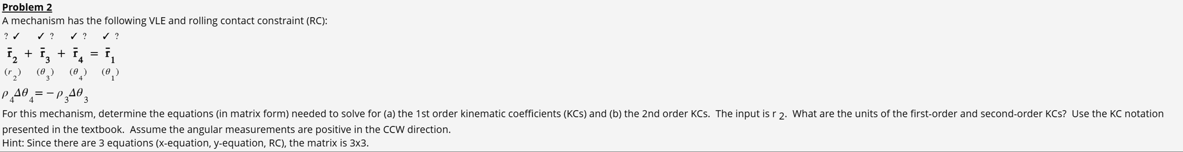 Solved Problem 2A mechanism has the following VLE and | Chegg.com