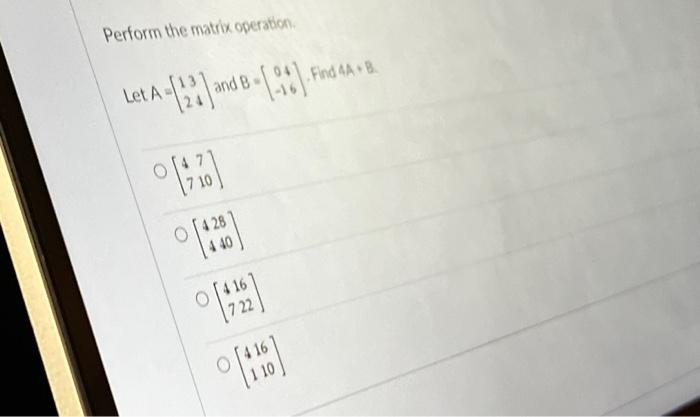 Solved Find the matrix product AB, ifitis defned. | Chegg.com