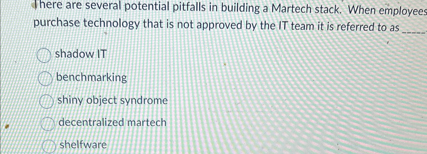Solved There are several potential pitfalls in building a | Chegg.com