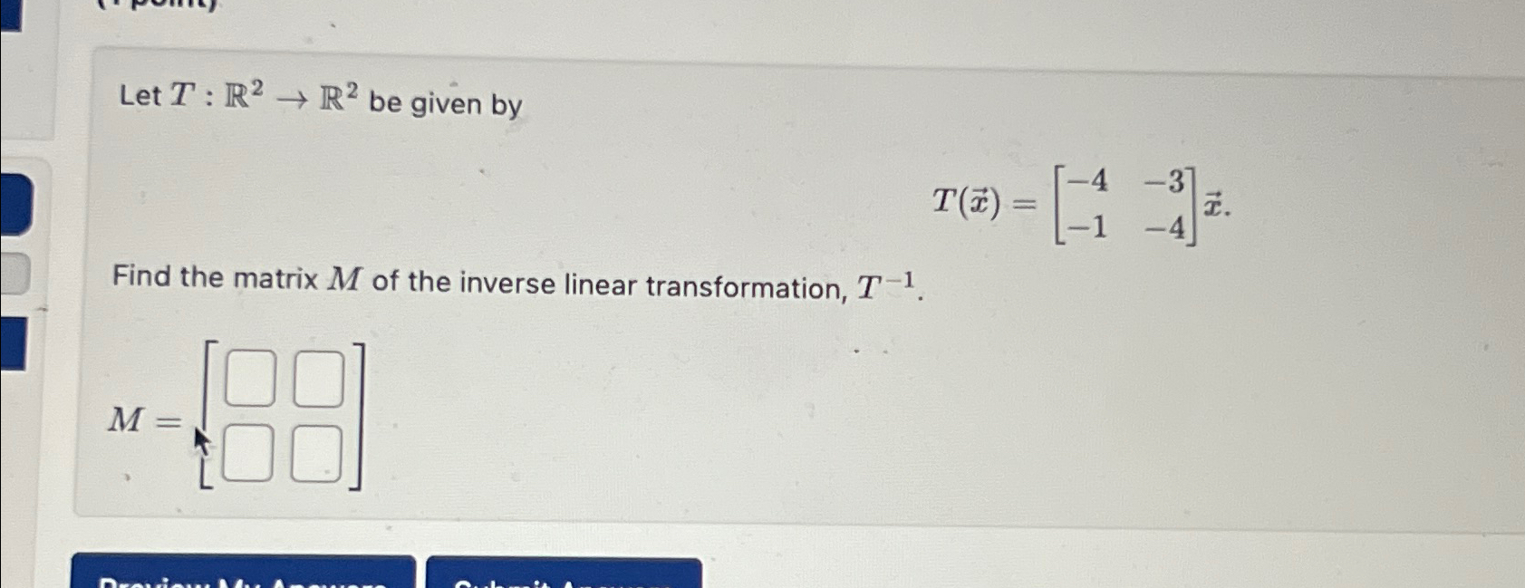 Solved Let T:R2→R2 ﻿be given | Chegg.com