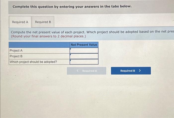 Solved Problem 16-19A (Algo) Using net present value and | Chegg.com