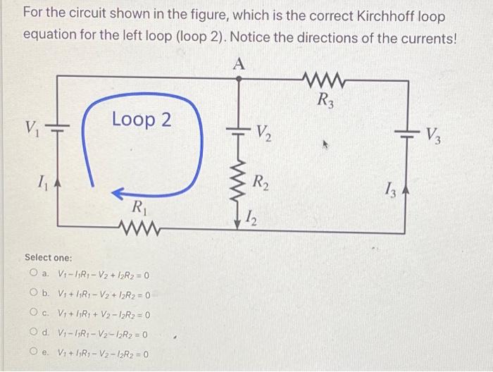 Solved For the circuit shown in the figure, which is the | Chegg.com