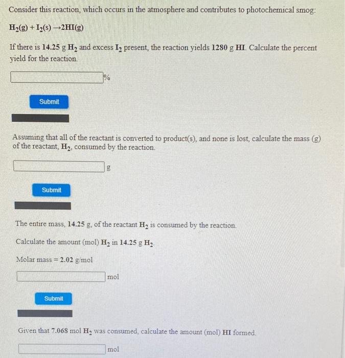 Solved Consider this reaction, which occurs in the | Chegg.com