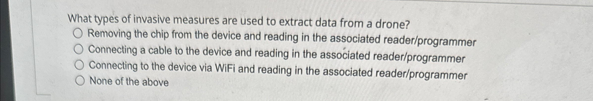Solved What types of invasive measures are used to extract | Chegg.com