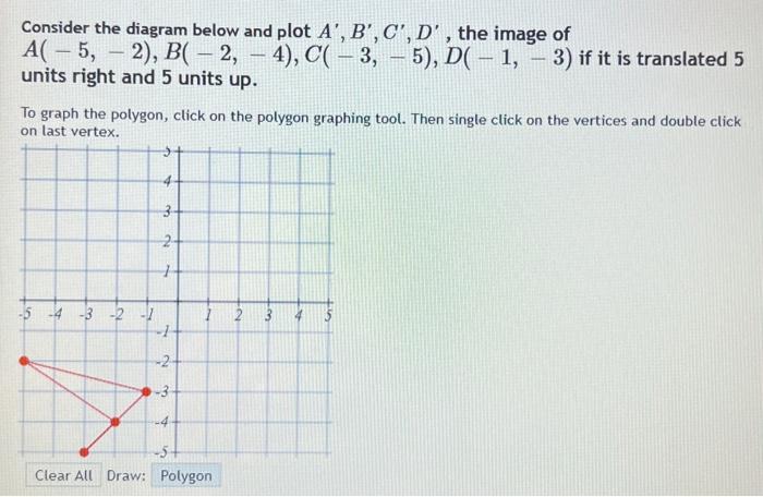 Solved Consider the diagram below and plot A′,B′,C′,D′, the | Chegg.com