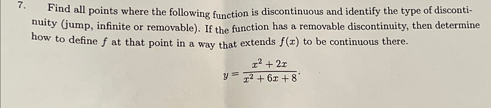 Solved Find all points where the following function is | Chegg.com