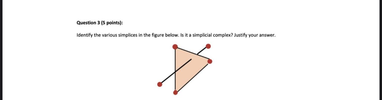 [Solved]: Question 2 (8 points): Identify the various simp