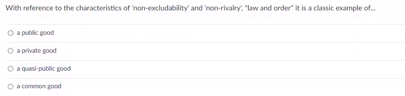 Solved With reference to the characteristics of | Chegg.com