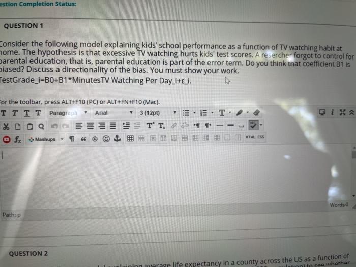 Solved estion Completion Status: QUESTION 1 Consider the | Chegg.com