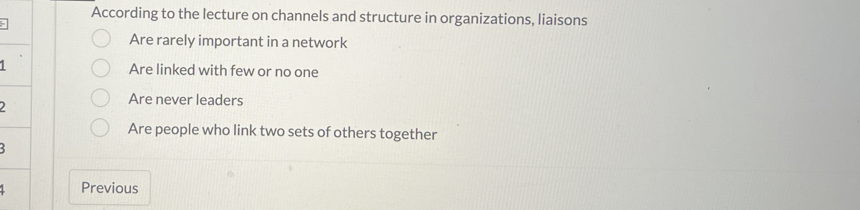 Solved According to the lecture on channels and structure in | Chegg.com