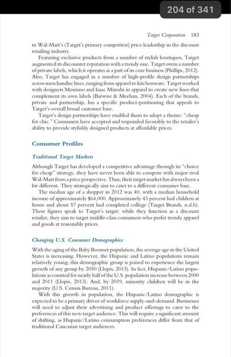 Case 5 Target Corporation The "Urine Sandal"1 | Chegg.com