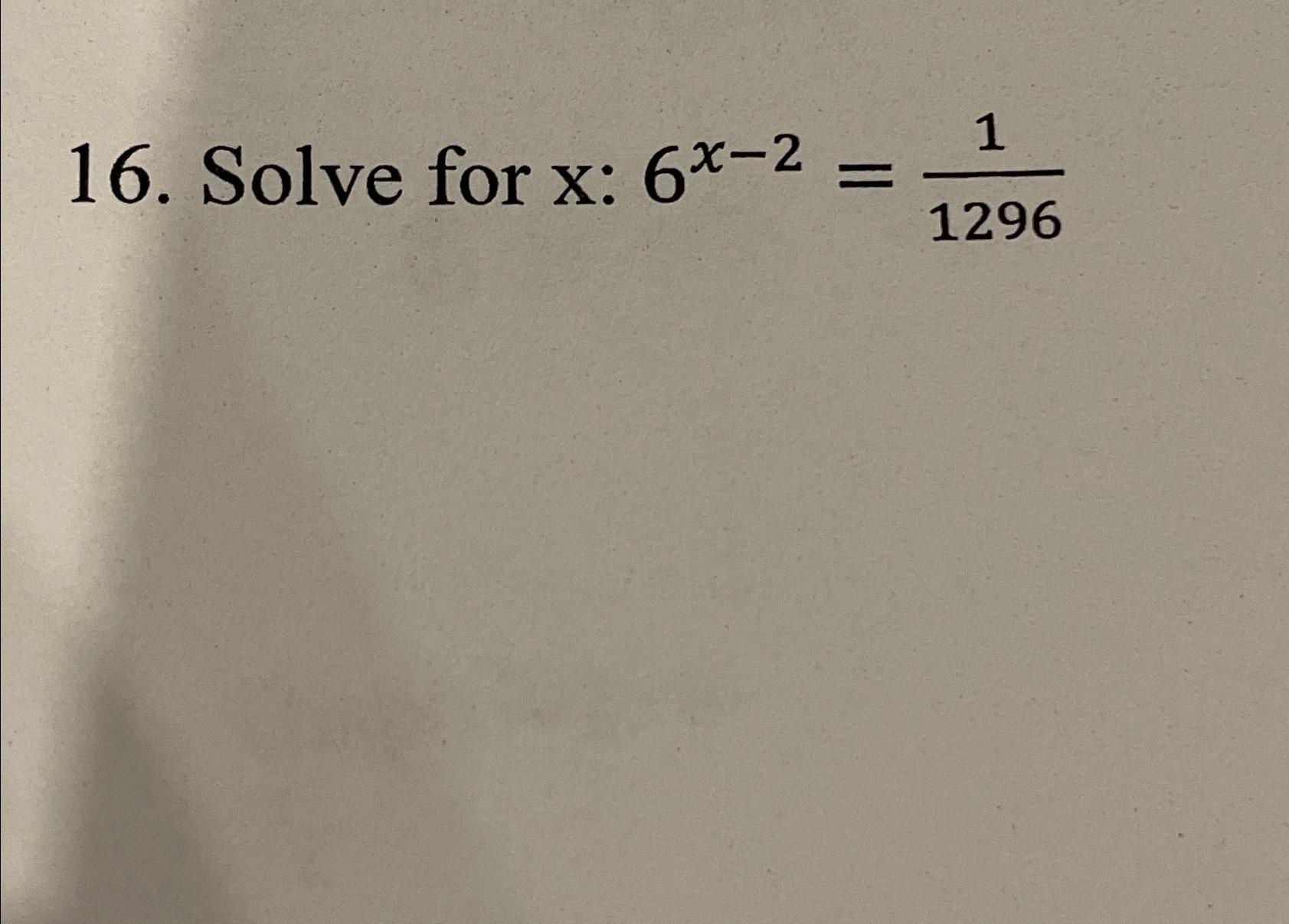 Solved Solve For X 6x 2 11296 Chegg