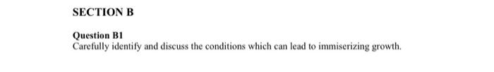 Solved Question B1 Carefully identify and discuss the | Chegg.com