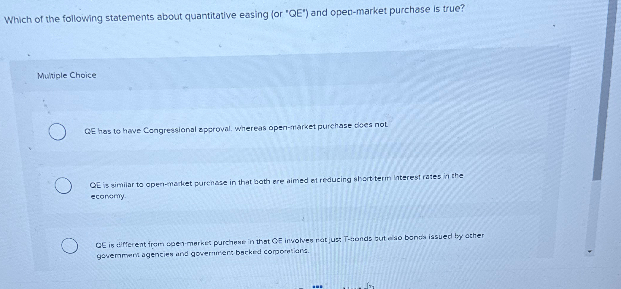 Solved Which of the following statements about quantitative | Chegg.com