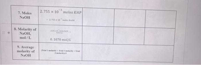 Solved Hi, please help me fill out data table 1&2 base on | Chegg.com