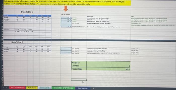 formulas needed please! | Chegg.com