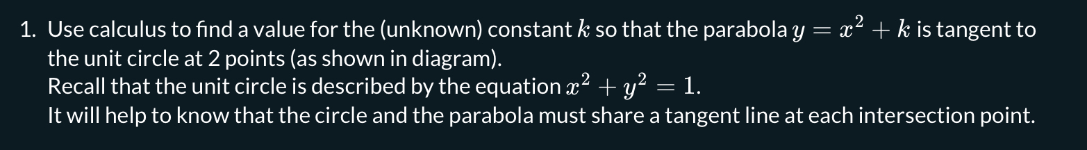 Solved How to solve Use calculus to find a value for the | Chegg.com