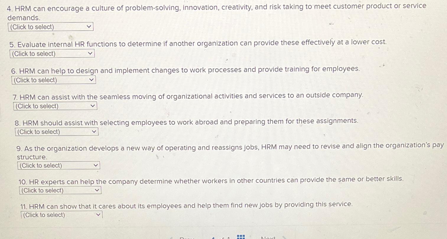 Solved HRM can encourage a culture of problem-solving, | Chegg.com