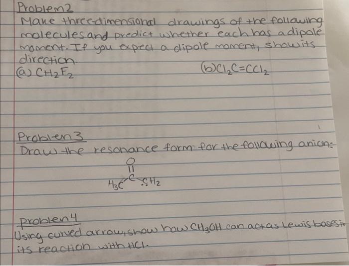 [Solved]: Problem2 Make three-dimensional drawings of the f