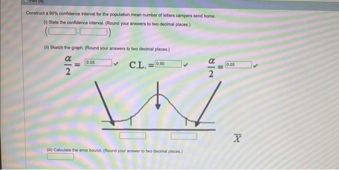 Solved + ran(m)Construct a 90% confidence interval for the | Chegg.com