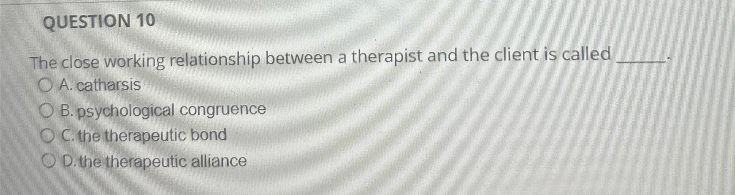 Solved QUESTION 10 ﻿The close working relationship between a | Chegg.com