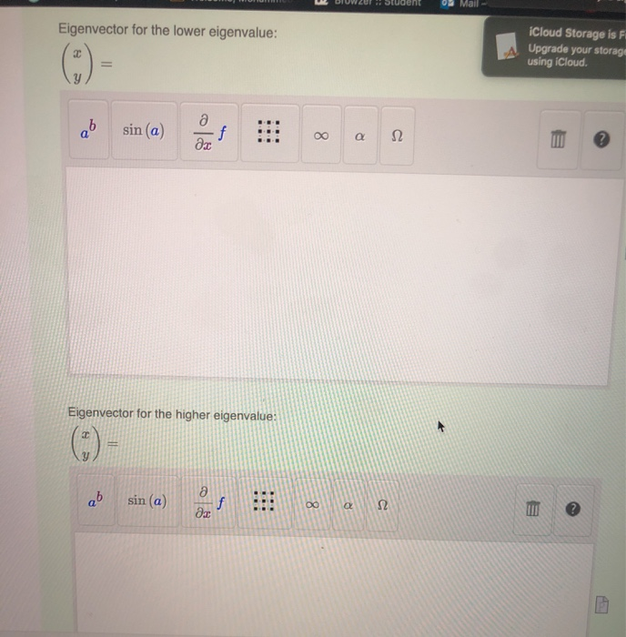 Solved Format: Enter eigenvalues with multiplicity, | Chegg.com