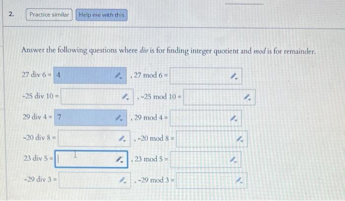 Solved N 2. Practice similar Help me with this Answer the | Chegg.com Solved N 2. Practice similar Help me with this Answer the | Chegg.com