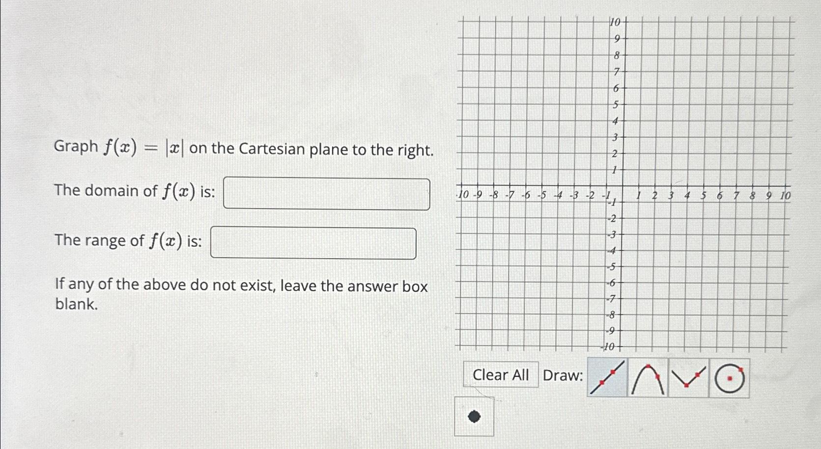 Solved graph f(x)=|x| ﻿on the cartesian plane to the | Chegg.com