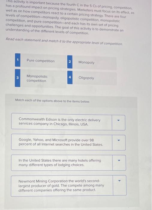 Solved This activity is important because the fourth C in | Chegg.com