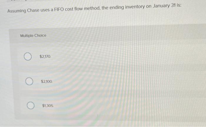 Solved Chase Company uses the perpetual inventory method. | Chegg.com Solved Chase Company uses the perpetual inventory method. | Chegg.com
