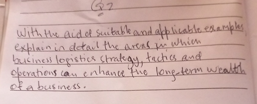 Solved Q2With the aid of suitable and applicable examples | Chegg.com
