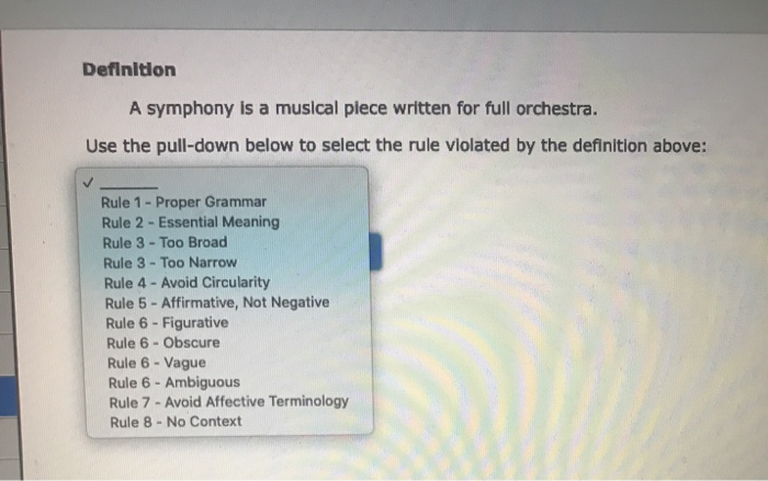 Definition A symphony is a musical piece written for | Chegg.com