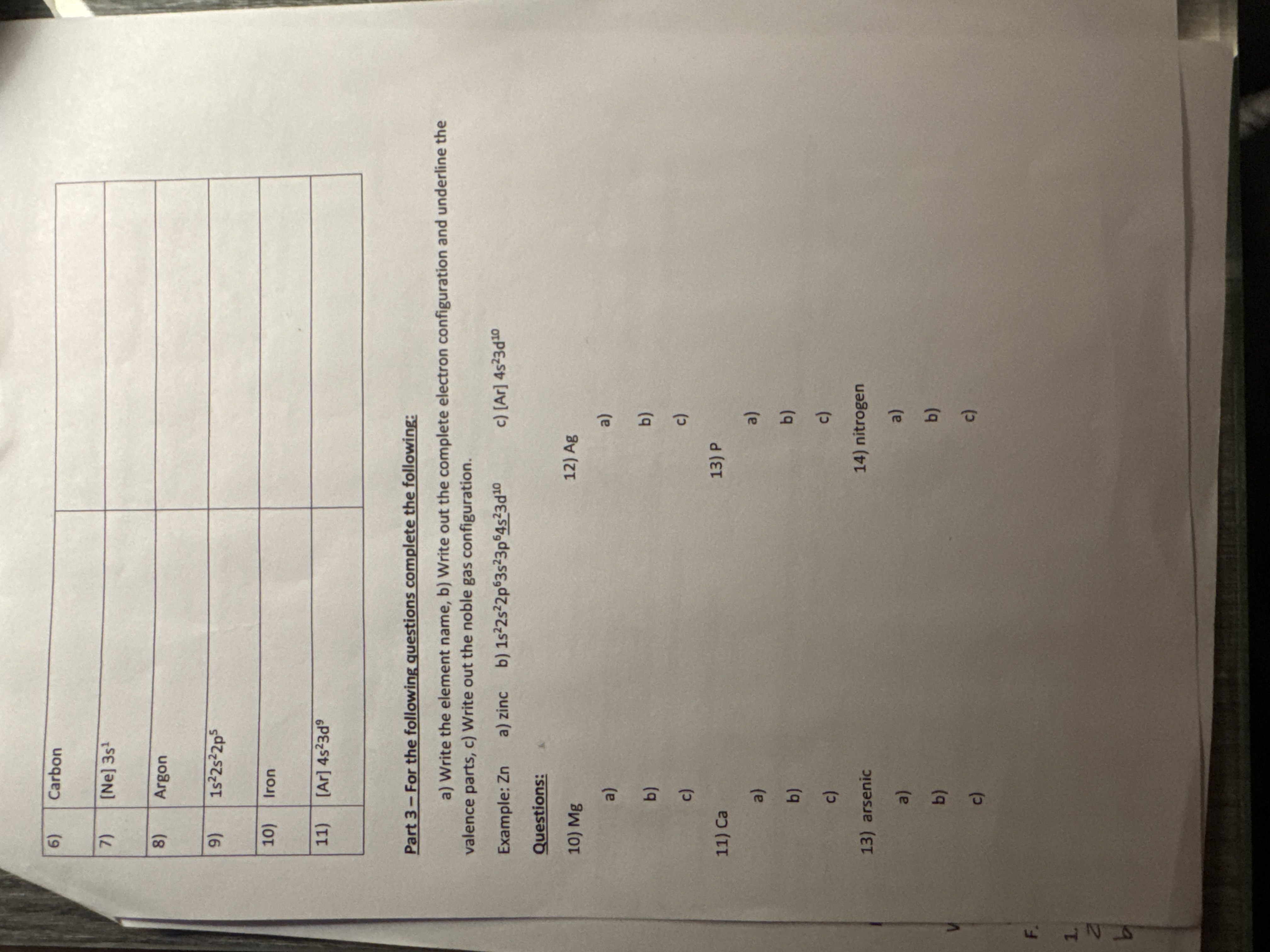 Solved Part 3 - ﻿For the following questions complete the | Chegg.com