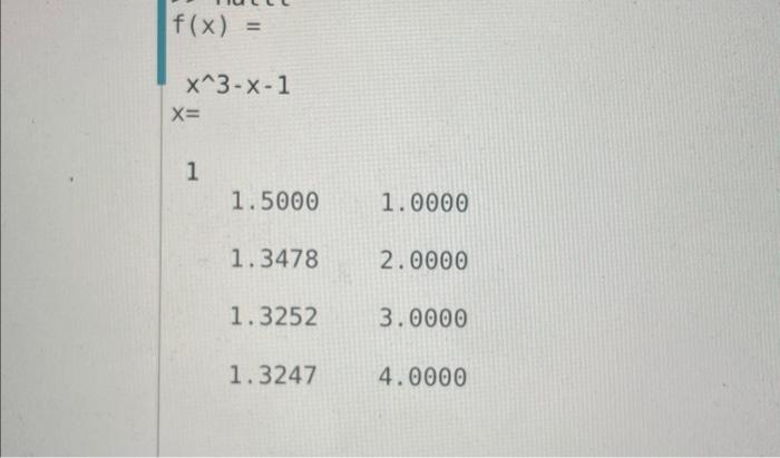 Solved syms x f= input (' f(x)=′); df= diff (f,x); | Chegg.com