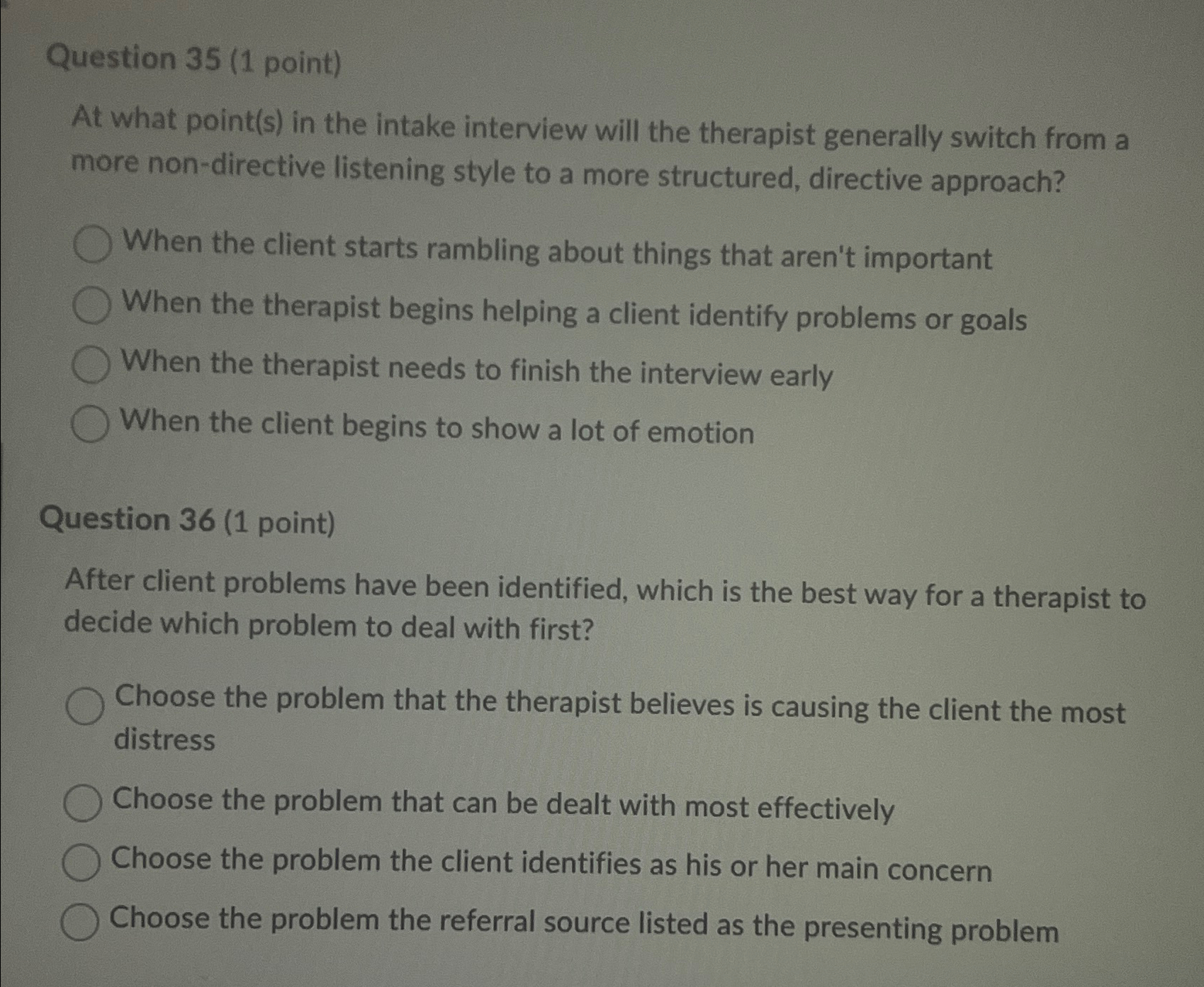 Solved Question 35 (1 ﻿point)At what point(s) ﻿in the intake | Chegg.com