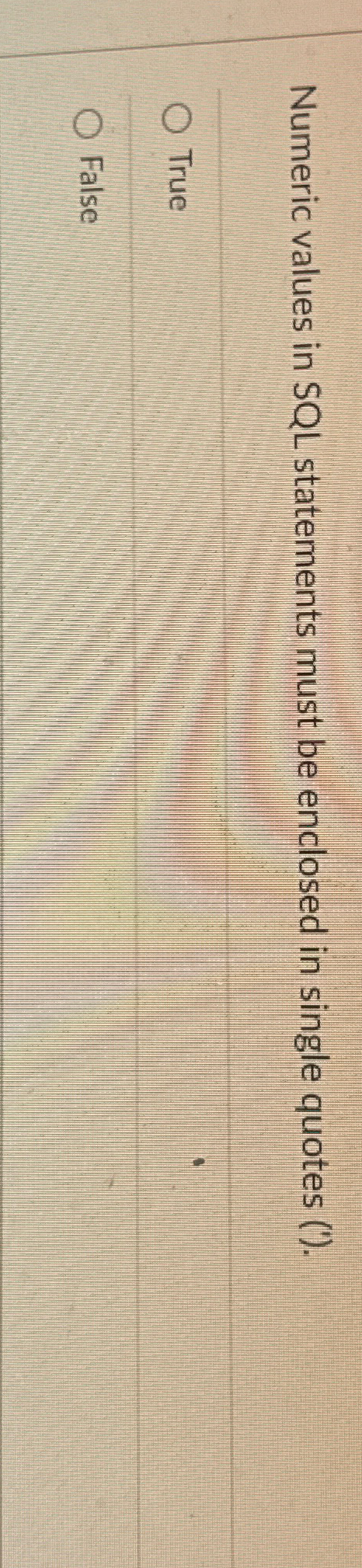 Solved Numeric values in SQL statements must be enclosed in | Chegg.com