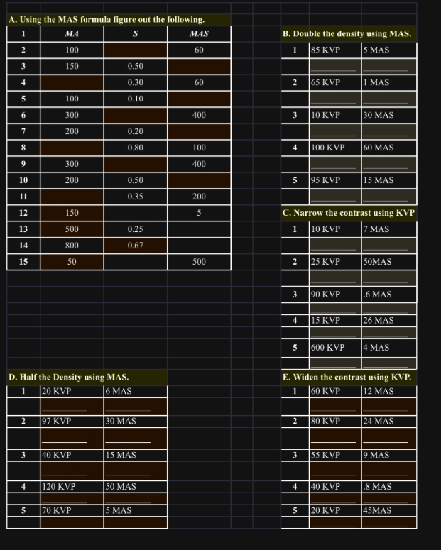 A. ﻿Using the MAS formula figure out the | Chegg.com