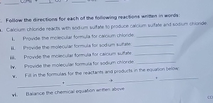 Solved Follow the directions for each of the following | Chegg.com