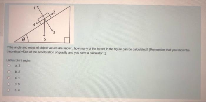 Solved P 5 if the angle and mass of object values are known, | Chegg.com