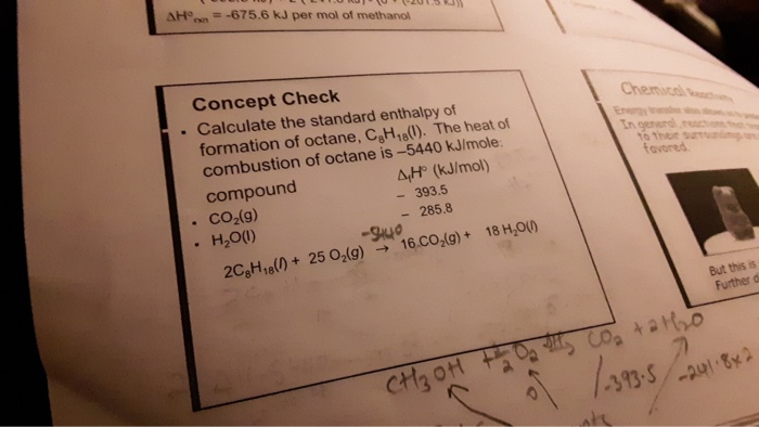 Solved Calculate the standard enthalpy of formation of | Chegg.com