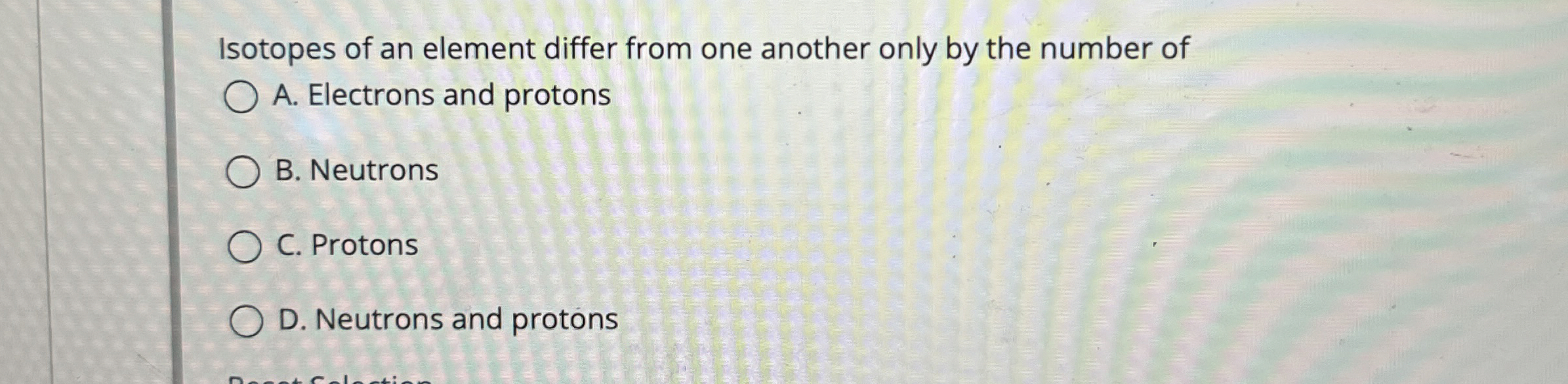 Solved Isotopes of an element differ from one another only | Chegg.com