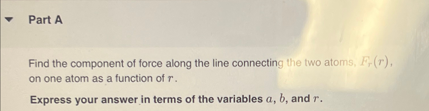 Solved Part AFind the component of force along the line | Chegg.com