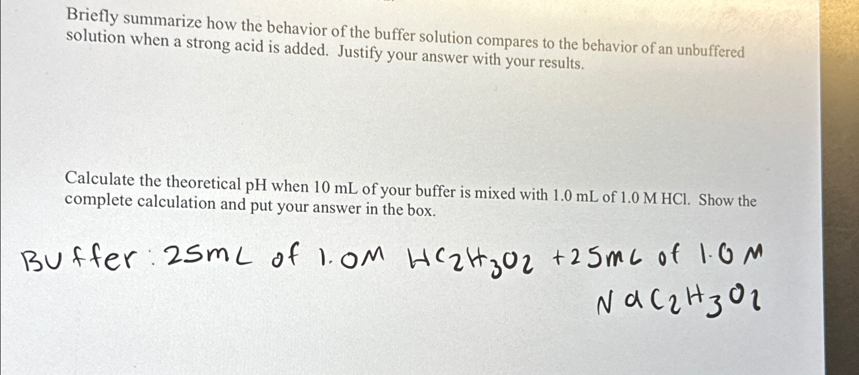 Solved Briefly summarize how the behavior of the buffer | Chegg.com