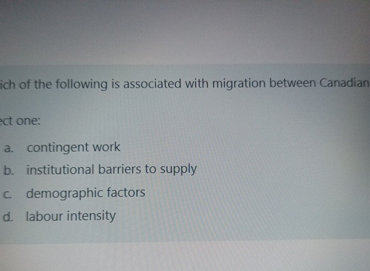Solved ich of the following is associated with migration | Chegg.com