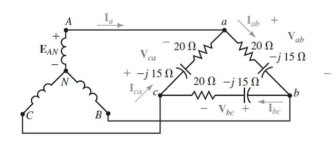 Solved Para el siguiente circuito Si Vab = 480 V∠0. | Chegg.com