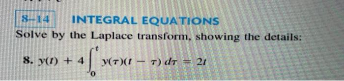Solved 14-20 INVERSE TRANSFORMS Using differentiation, | Chegg.com