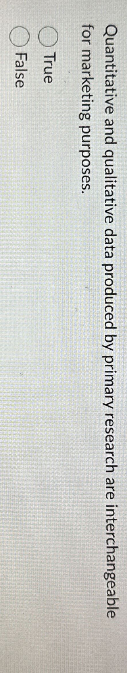 Solved Quantitative and qualitative data produced by primary | Chegg.com