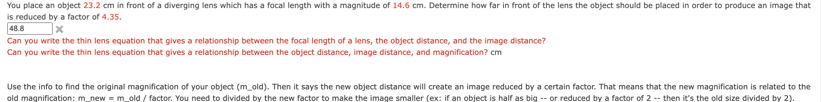 Solved is reduced by a factor of 4.35 . [4 ﻿Can you write | Chegg.com