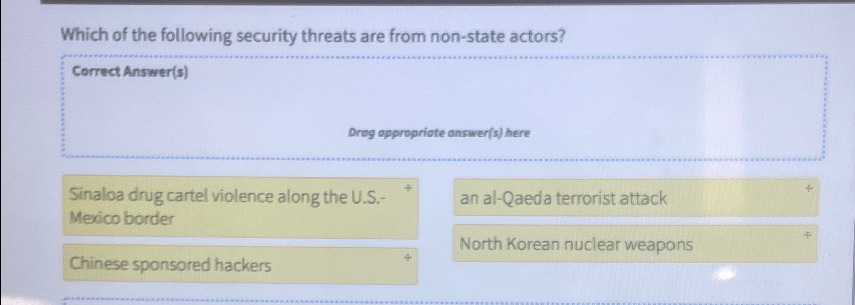 Solved Which of the following security threats are from | Chegg.com