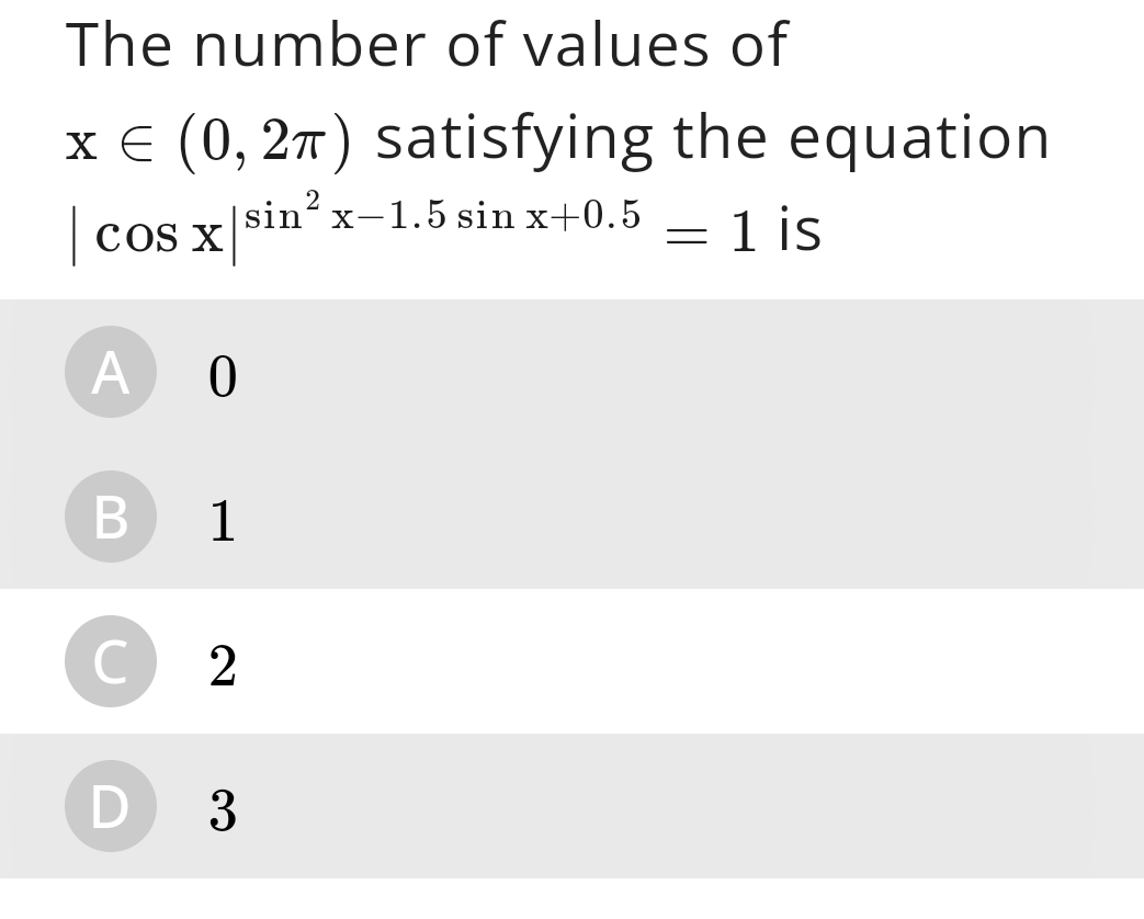 Solved The number of values of ξn(0,2π) ﻿satisfying the | Chegg.com